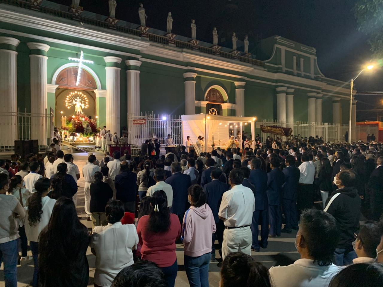 Enosa asegura operatividad de alumbrado para procesión de Semana Santa ...